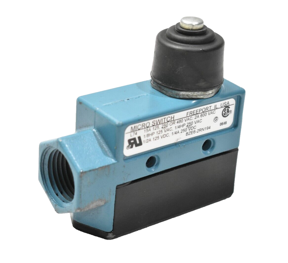 Honeywell Micro Switch BZE6-2RN194 Top Plunger Limit Switch | eBay