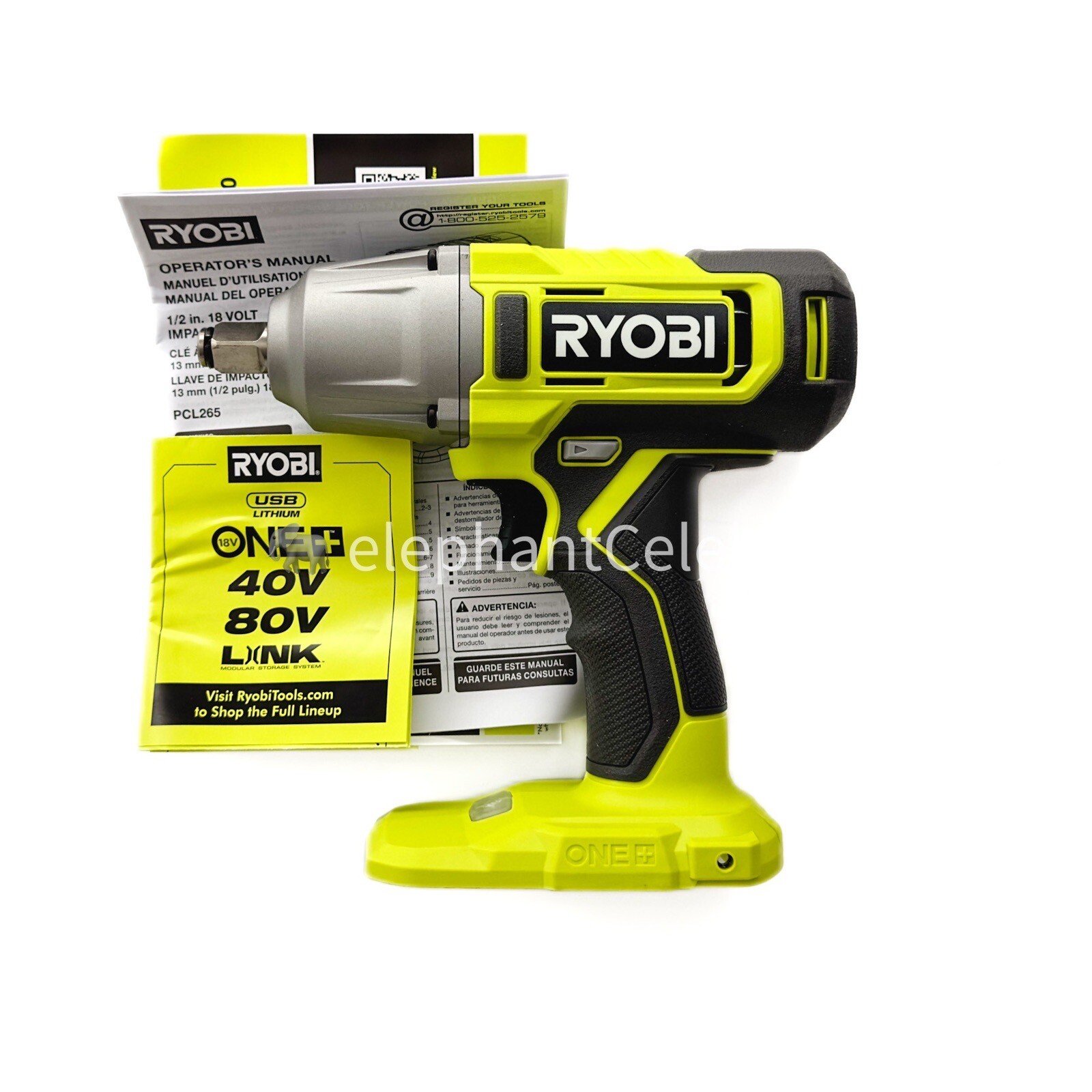 Ryobi ONE+ 18V 1/2 in Impact Wrench - PCL265B for sale online | eBay
