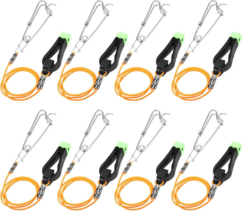8 Pcs Fishing Downrigger Release Clips Release Snap Weights Clips with ...