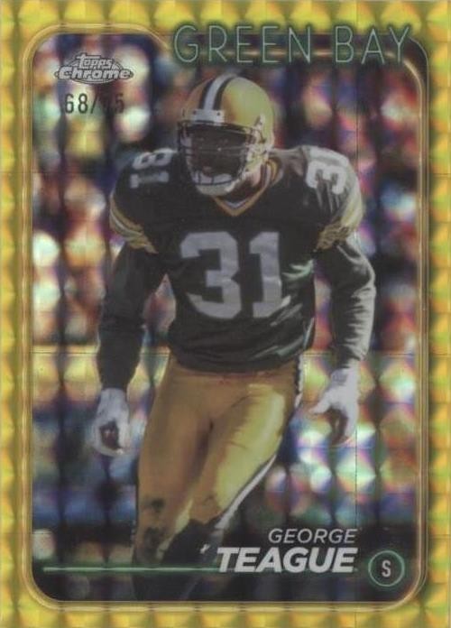 2024 Topps Chrome - George Teague #79 Yellow Geometric Refractor /75 ...