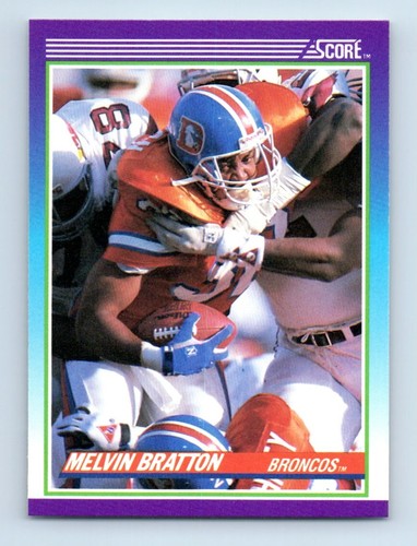 1990 Score Melvin Bratton Rookie Denver Broncos #133 | eBay