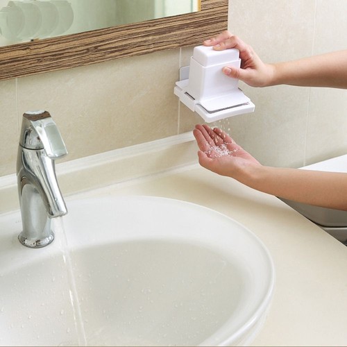 Waterproof Soap Storage Rack Wall-Mounted Hand Washing Supplies ...