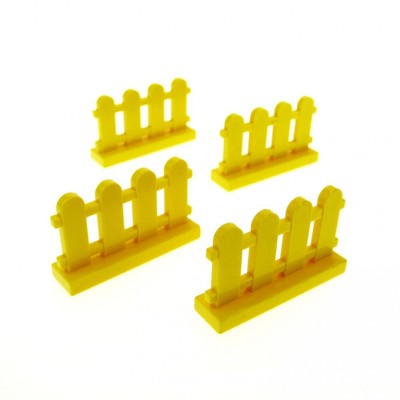 4x Lego Zaun gelb 1x4x2 Geländer Zaun Garten Disney's Mickey Mouse ...