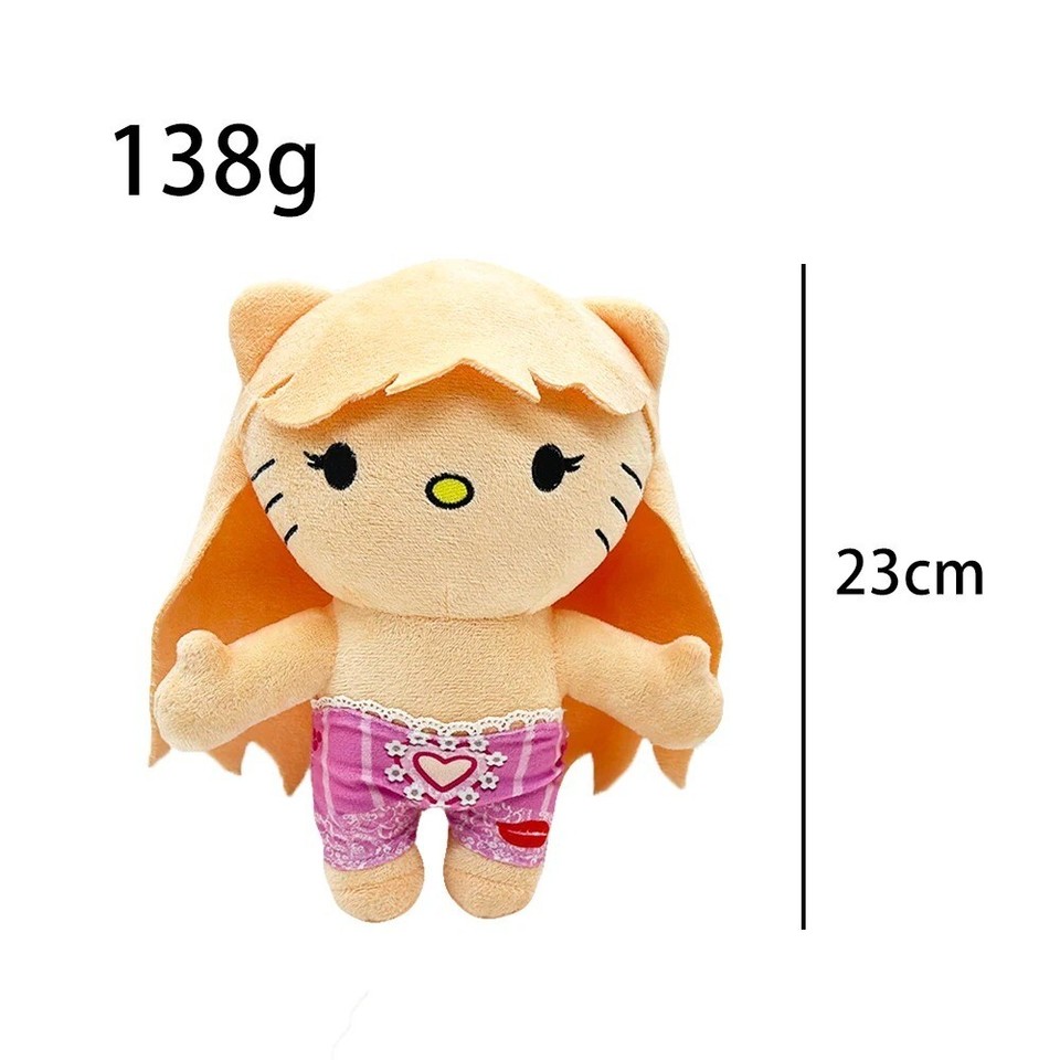 Hello Kitty Travis Scott Billie Eilish Plush Doll Rapper Hot Sale Gift ...