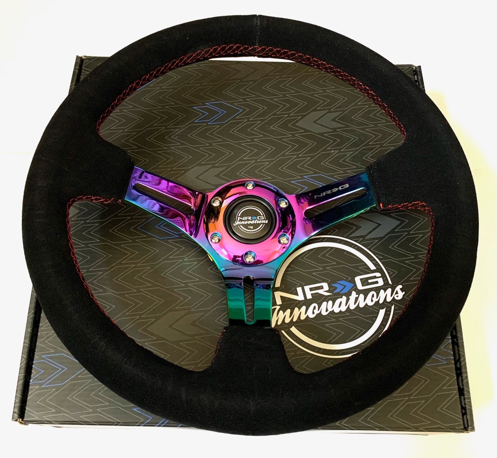 NRG SHORT HUB QUICK RELEASE STEERING WHEEL MCS-2.0BK FOR INFINITI G35 ...