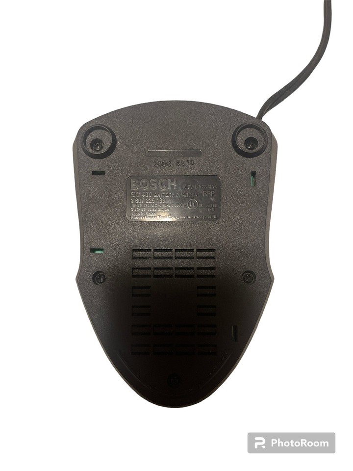 Genuine Bosch 30 Minute 10.8V 12V Fast Battery Charger BC430 Tested ...