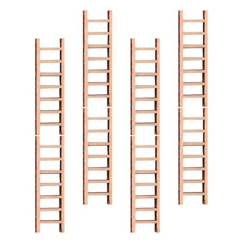 8 Pcs Mini Ladder Model for Dollhouse Desktop Ladders Decorations | eBay