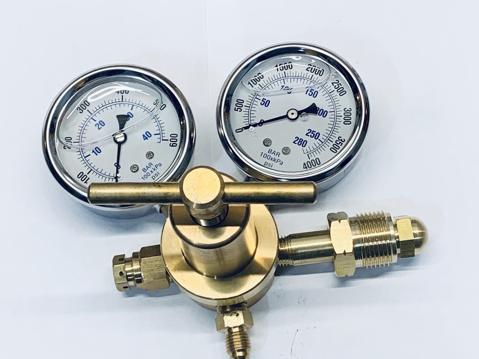 Nitrogen Regulator Kit 8’ Hose 600psi W/ No Loss Air Chuck & Shut Off ...