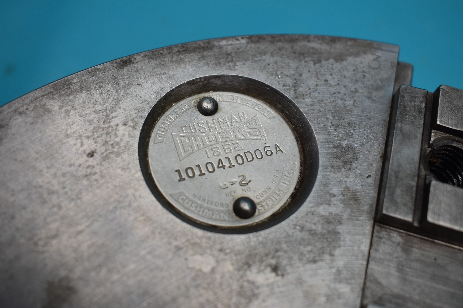 Cushman 10" 3 Jaw Metal Lathe Chuck 1862 4w for sale online | eBay