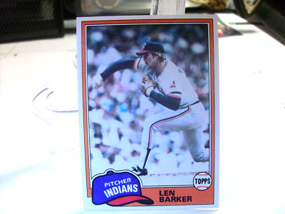 1981 Topps Baseball #432 - Len Barker - Cleveland Indians 81-529 | eBay