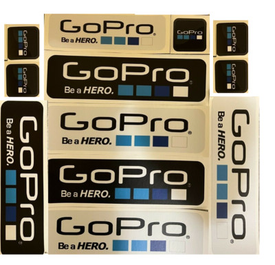 12 PCS GoPro Camera Decals Stickers Graphics BOAT KAYAK MARINE ...