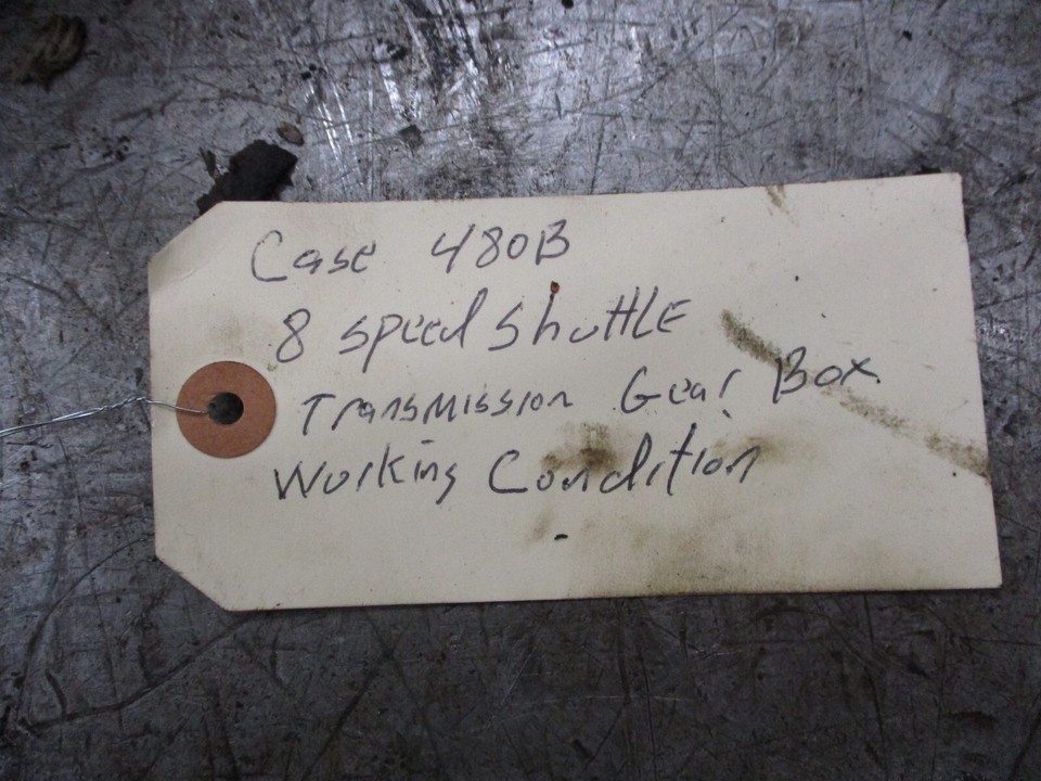 Case 480B Backhoe 8 Speed Shuttle Transmission Gear Box 580B Tractor | eBay