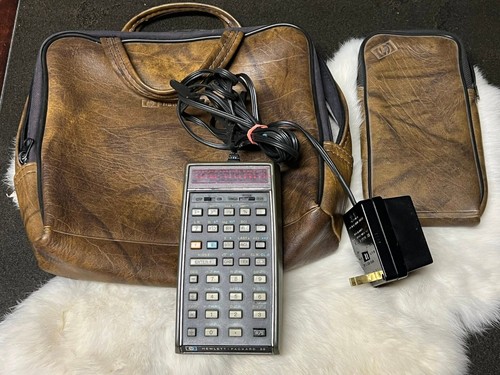 Vintage HP-55 LED Scientific Calculator with hp carry bag and soft case ...