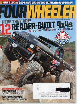 November 2013 Issue FOUR WHEELER Magazine EUC | eBay