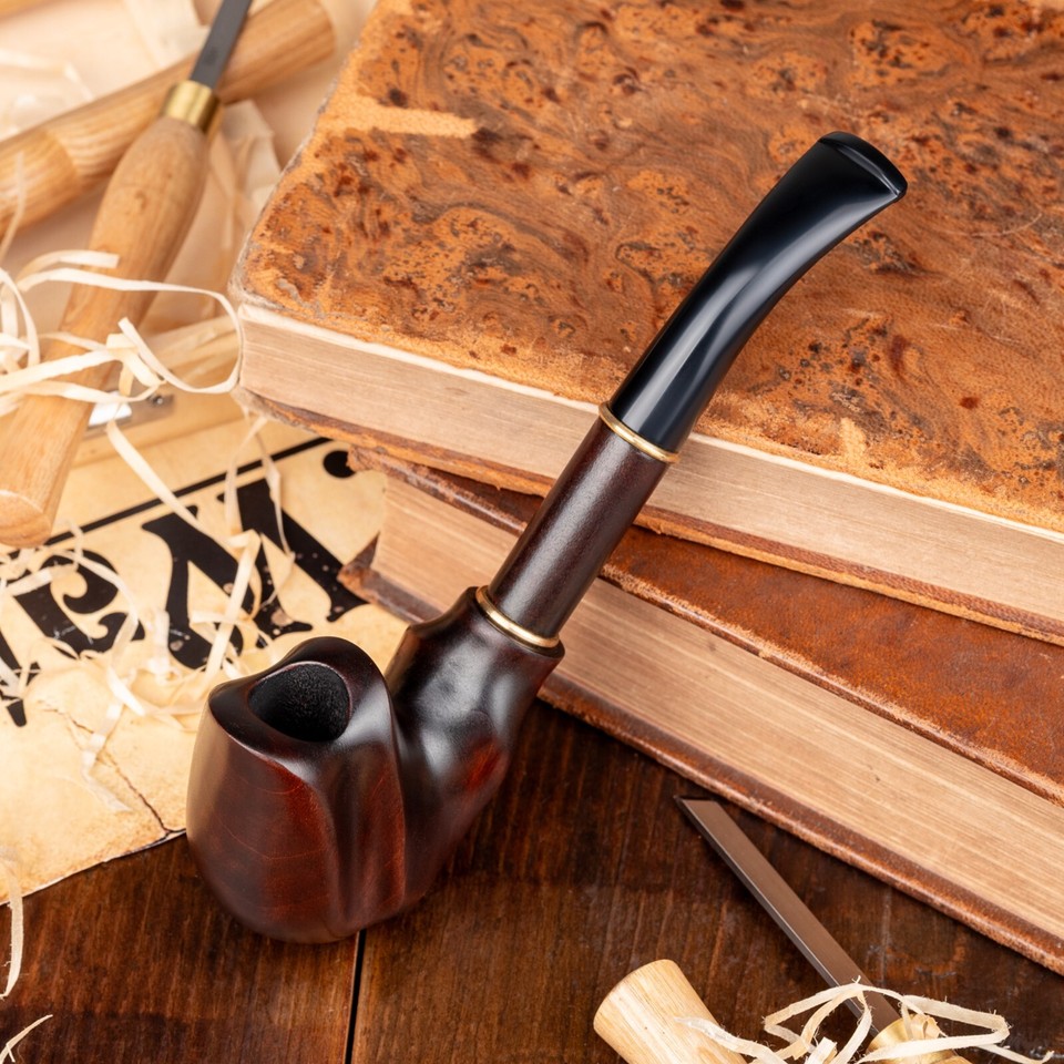 Dr. Watson - Wooden Tobacco Pipe, Hand Carved, 9mm filter, Amazing Gift ...