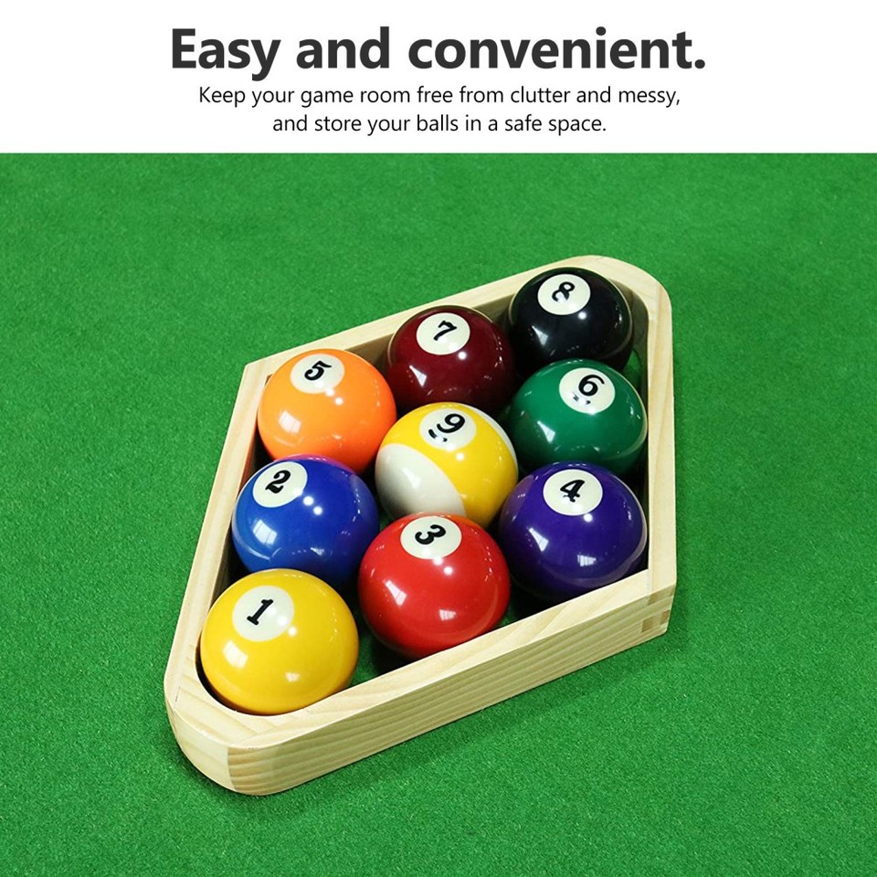 2pcs Wood Billiard Ball Rack Vintage Billiard Rack Table Pool Ball ...