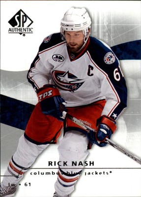 2008-09 SP Authentic #19 Rick Nash - HKY | eBay