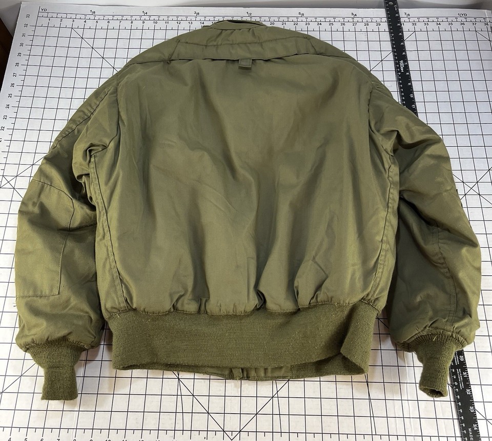 Vtg USAF 80s Flight Combat Cold Weather High Temp Resistant Bomber ...