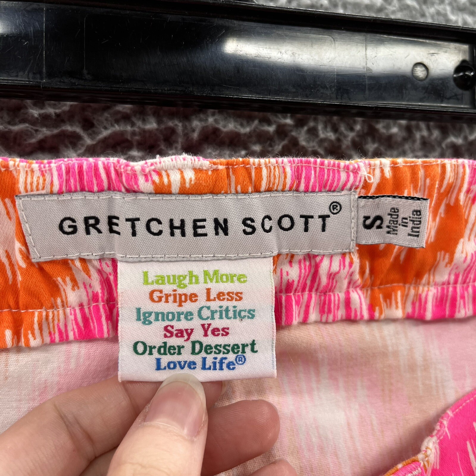 Gretchen Scott Pants Women Small Pink Career Elastic … - Gem