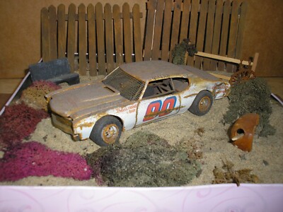 1/24 Custom RUSTY WEATHERED 1970's Chevy Chevelle Race Car for Junkyard ...
