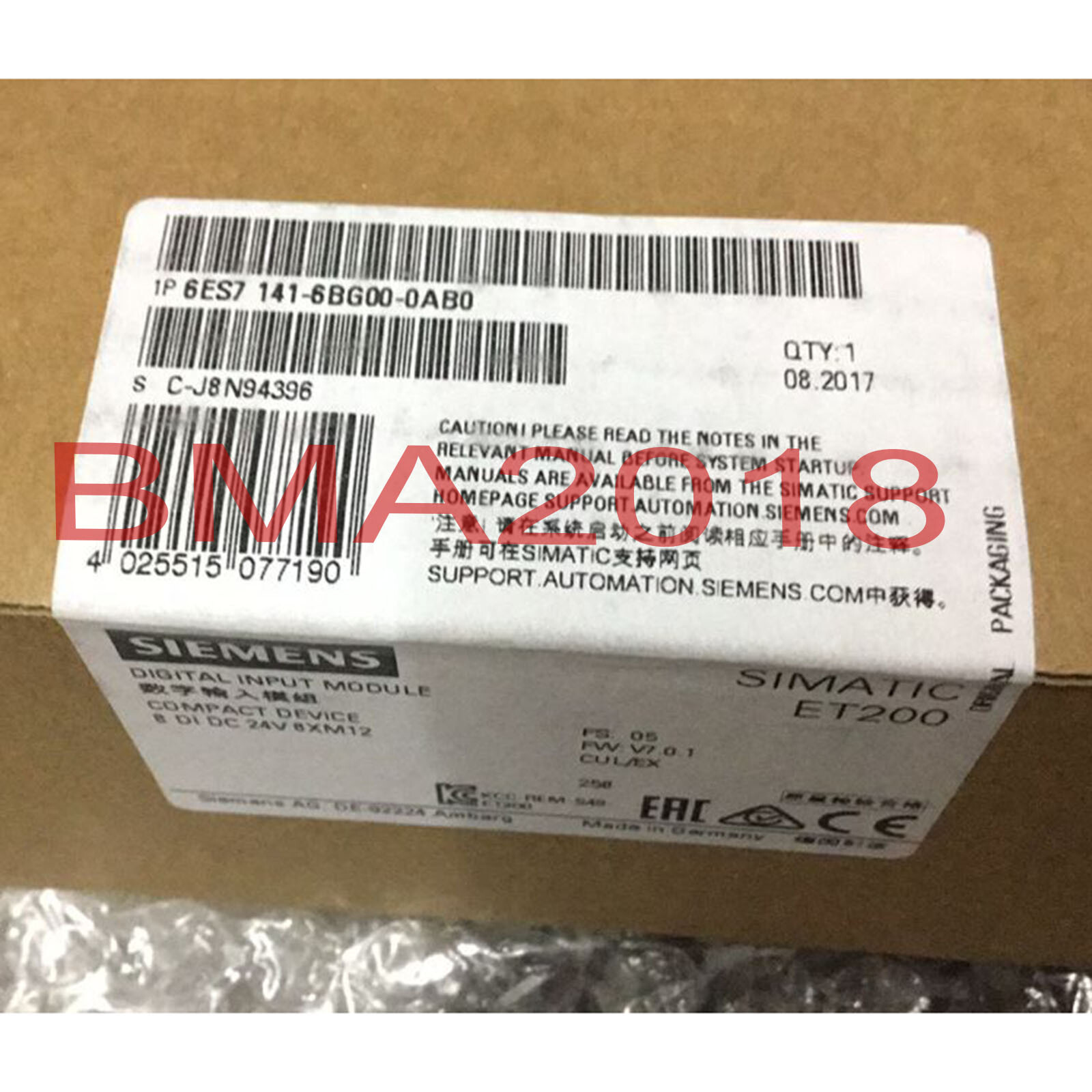 1PC New 6ES7141-6BG00-0AB0 One year warranty fast delivery SM9T | eBay