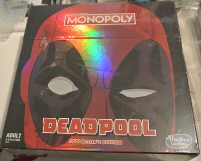 Monopoly Deadpool Collector's Edition Family Board Game Hasbro SEALED ...
