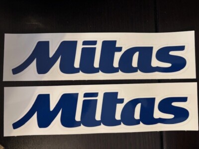MITAS TIRES ATV UTV CYCLE Racing Decals Graphics 2PC Sticker Set | eBay