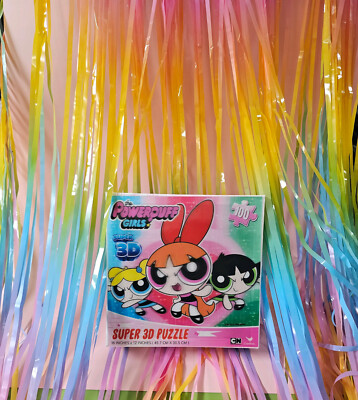 New And Sealed! The Powerpuff Girls 100 Piece Super 3D Puzzle, 18"×12 ...