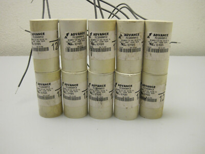 LOT OF (10) ADVANCE 20 MFD CAPACITORS, 120 VAC , 50/60Hz #: 7C200M12 | eBay
