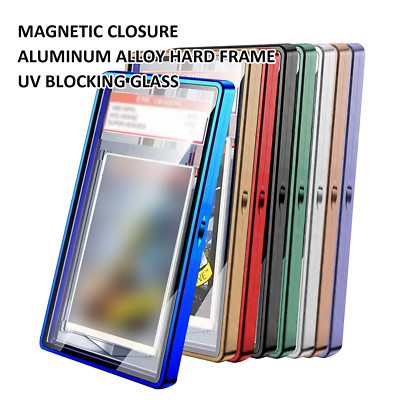 Magnetic Slab Case Protector for PSA BGS Graded Cards Stackable Metal ...