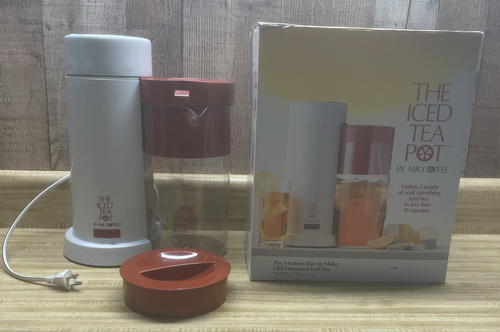The Iced Tea Pot by Mr. Coffee Red 2 Qt Pitcher Ice Tea Maker Model TM1 ...