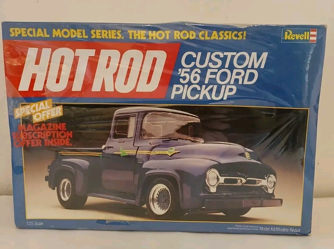 Revell Hot Rod Custom 1956 Ford Pickup 1/25-Sealed | eBay