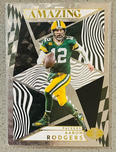 2022 Panini Illusions Football #A-3 Aaron Rodgers Base Amazing Insert ...