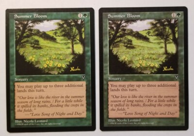2x Summer Bloom ~ Visions ~ Magic the Gathering MTG | eBay