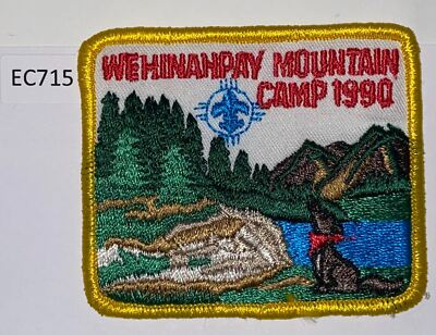Boy Scout Camp Patch Wehinahpay Mountain Camp 1990 | eBay