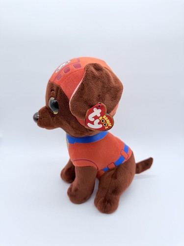 Ty Beanie Boos Zuma Paw Patrol Chocolate Labrador Plush Stuffed Animal ...