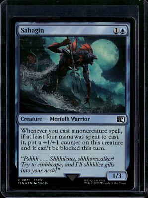 Sahagin - 71 - Foil - FIN - NM - MTG Magic the Gathering | eBay