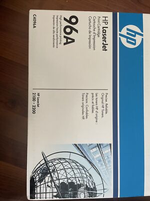 OEM Genuine HP 96A C4096A Black Toner Cartridge for LaserJet 2100 ...