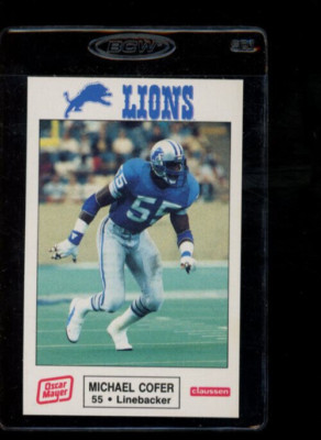 NFL 1986 Detroit Lions Oscar Mayer Police Card-Michael Coffer | eBay