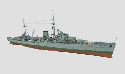 1/350 HMS Leander class Cruiser (full hull) 3D Printed kit | eBay UK
