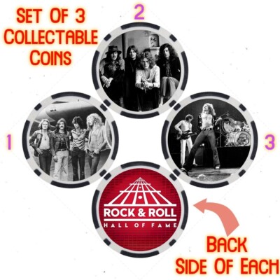 LED ZEPPELIN - ROCK & ROLL HALL OF FAME - COLLECTABLE COIN SET | eBay
