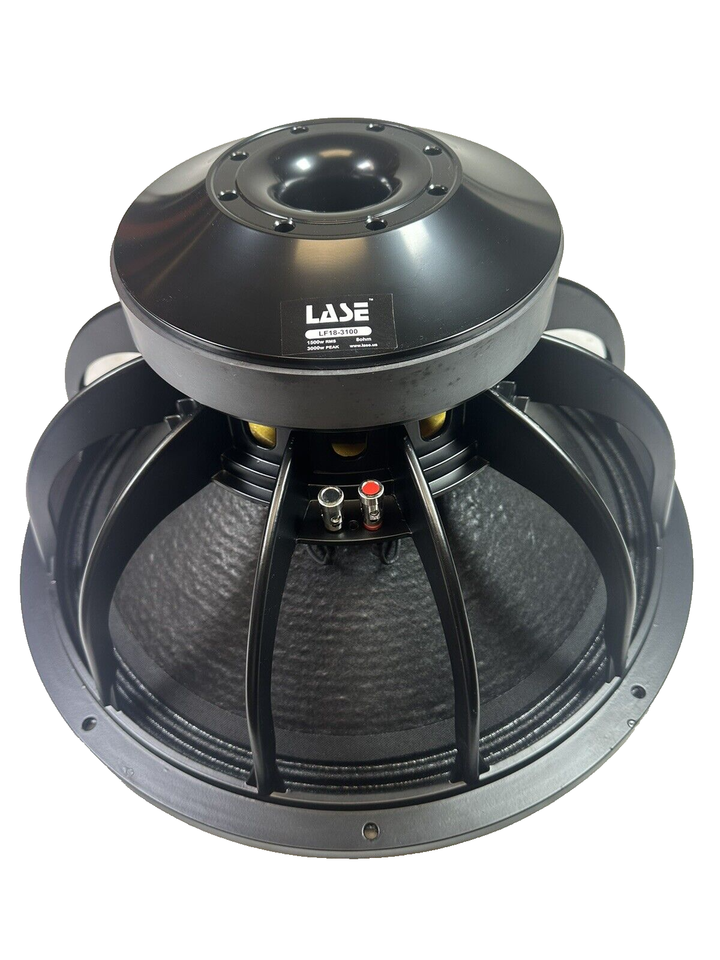 LASE LF18-3100 18" Low Frequency 8 Ohm Woofer Speaker w/ 4" Voice Coil ...