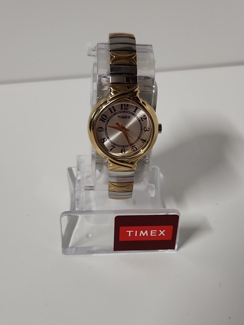 Timex SR626SW Women's Expansion Stretch Band Watch WR 30 M Need Battery ...