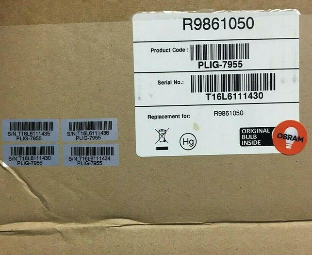 Barco Projector Replacement Lamp & Housing 4 Pack R9861050 NIB Free ...