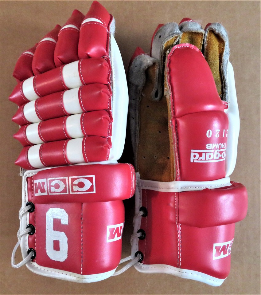 Red Wings CCM 2120 Hockey Gloves - Vintage | eBay