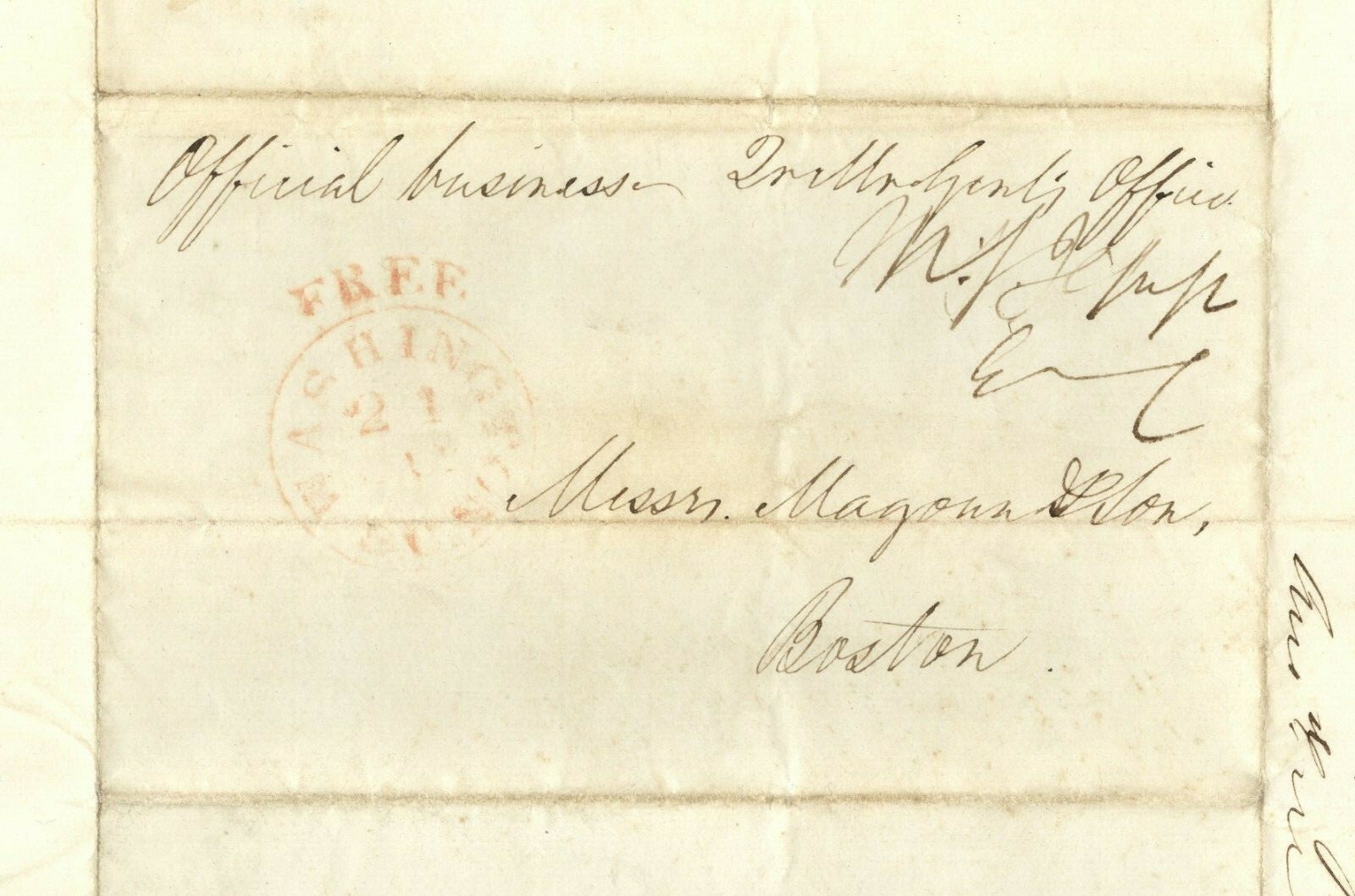 1827 Quartermaster Letter Signed by General Thomas S. Jesup | eBay