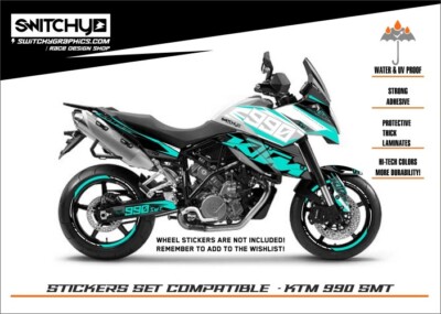 KTM 990 SMT Grafik Dekor Aufkleber Kompatibel "Attack Teal W2'' | eBay