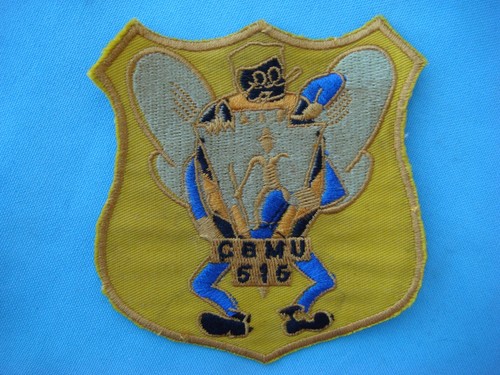 PATCH US NAVY 515th MOBILE CONSTRUCTION Bn SEABEES CBMU-515 | eBay