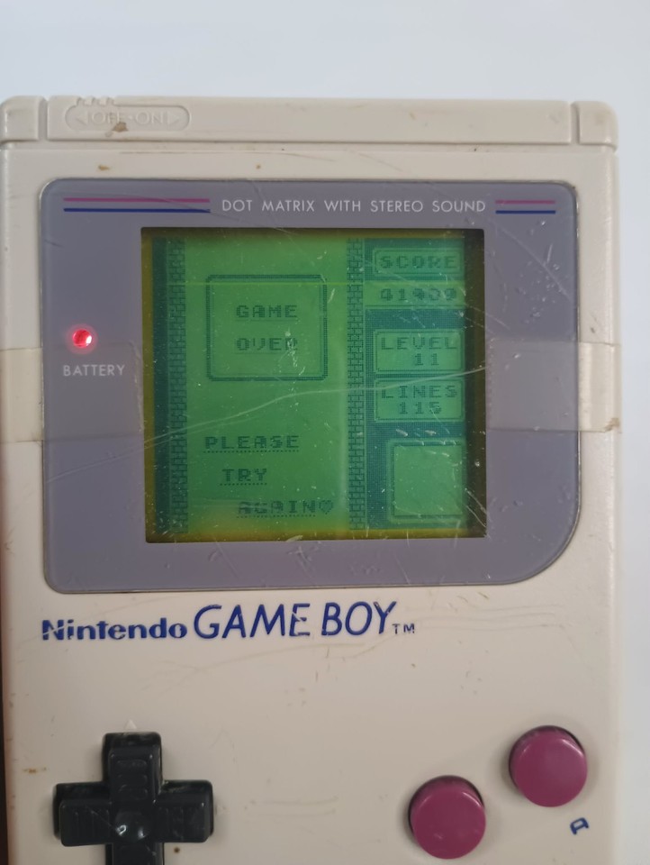 Nintendo Game Boy Handheld Gray Console System Tested Working DMG-01 No ...
