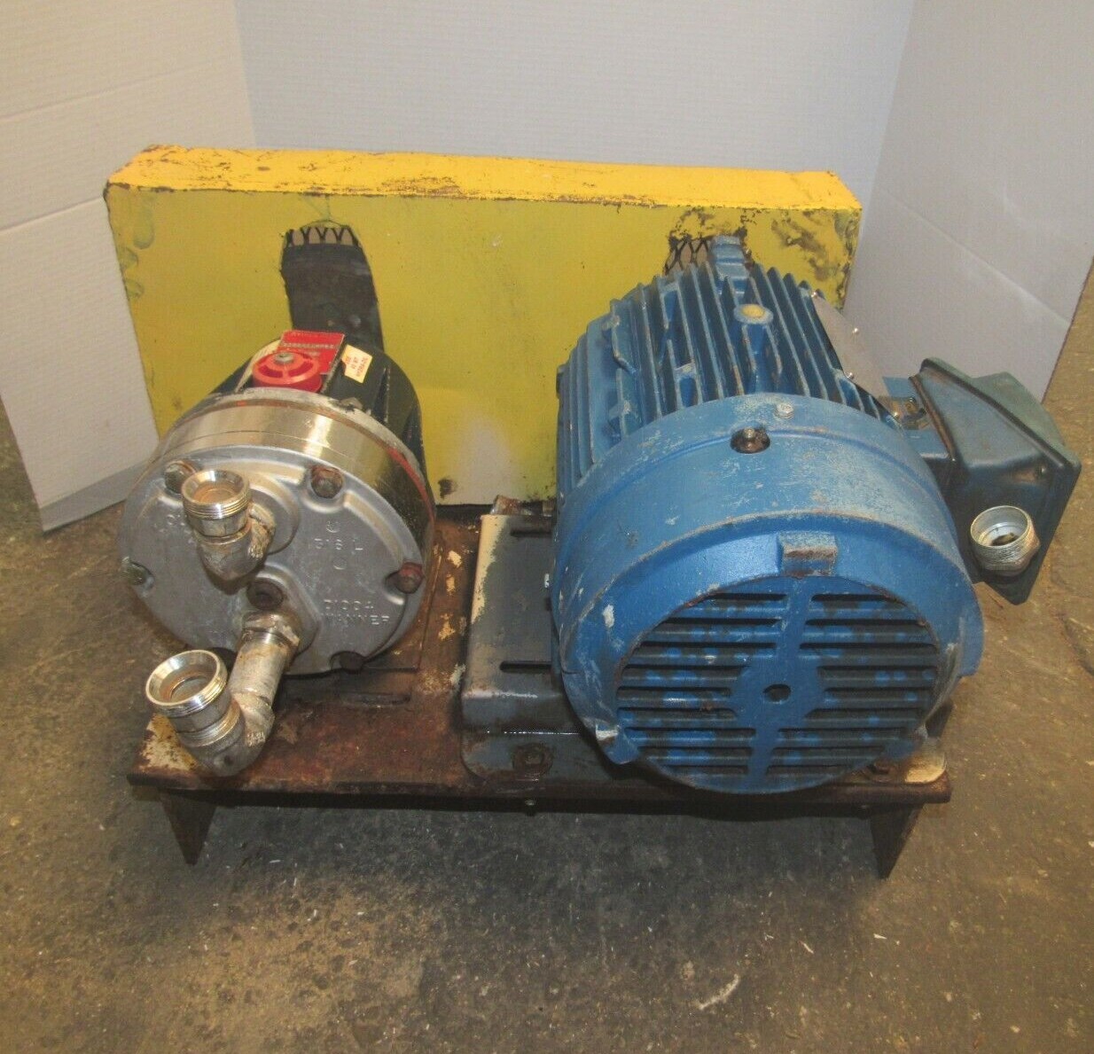 SIEMENS PE-21 PLUS RGZESD 5HP,3PH,1730RPM MOTOR W/ WANNER D10SLSVHFECB ...